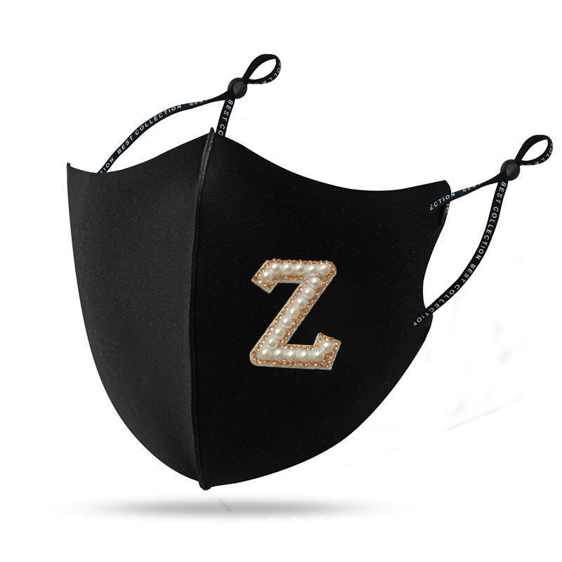 decorative mask washable reusable pearl letter - Temu New Zealand