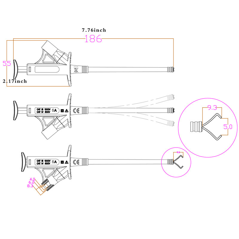 multimeter lead wire banana plug insulated high voltage - Temu New Zealand