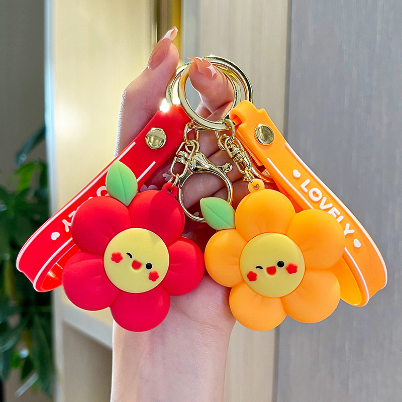 Cute Creative Cartoon Flower Pendant Keychain Decorative - Temu United ...