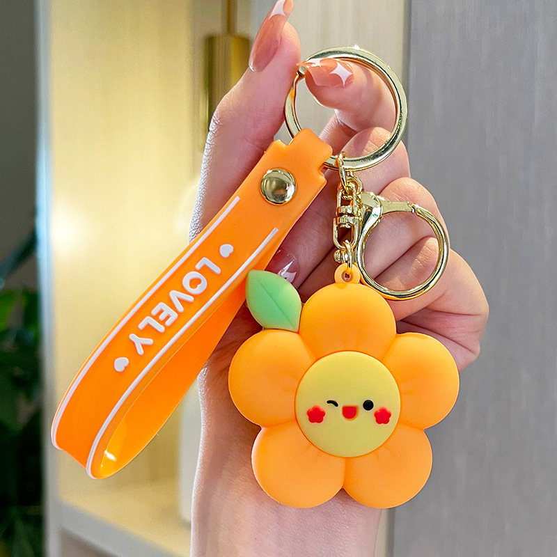 Cute Creative Cartoon Flower Pendant Keychain Decorative - Temu United ...