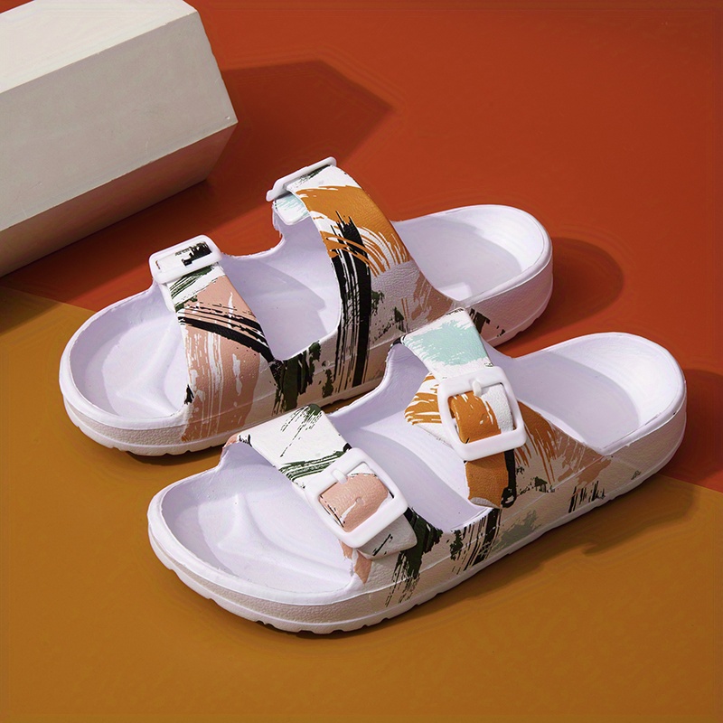 Open Toe Platform Slippers Soft Sole Slides Eva Beach - Temu Norway