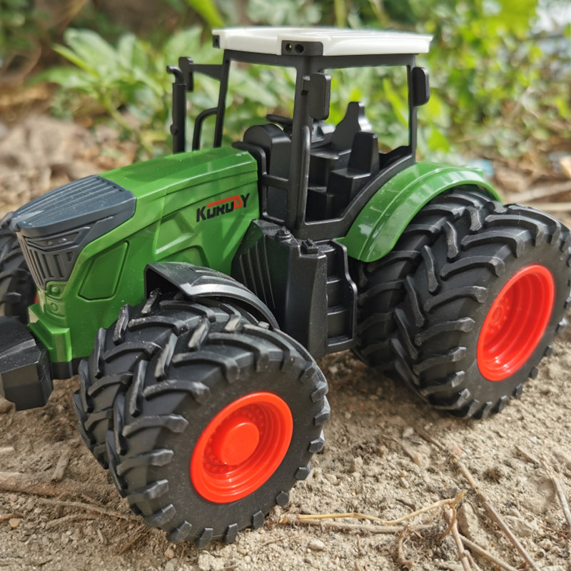 8 Wheel Diy Farm Tractor Set Friction Powered Cars For 2 9 Year Olds ...