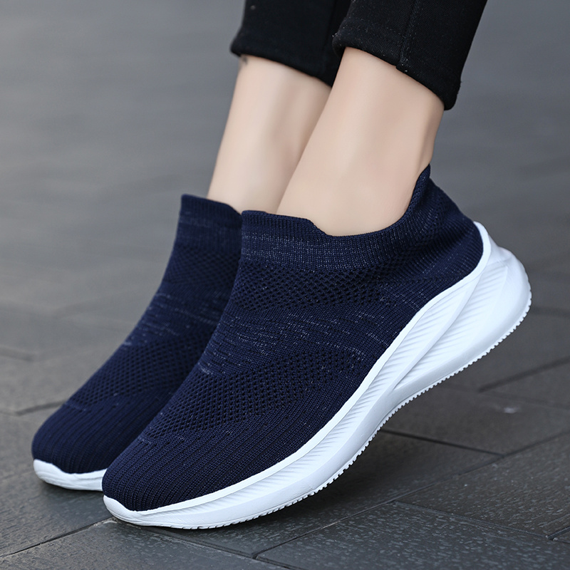 Women's Knitting Socks Shoes Breathable Slip Casual Walking - Temu ...
