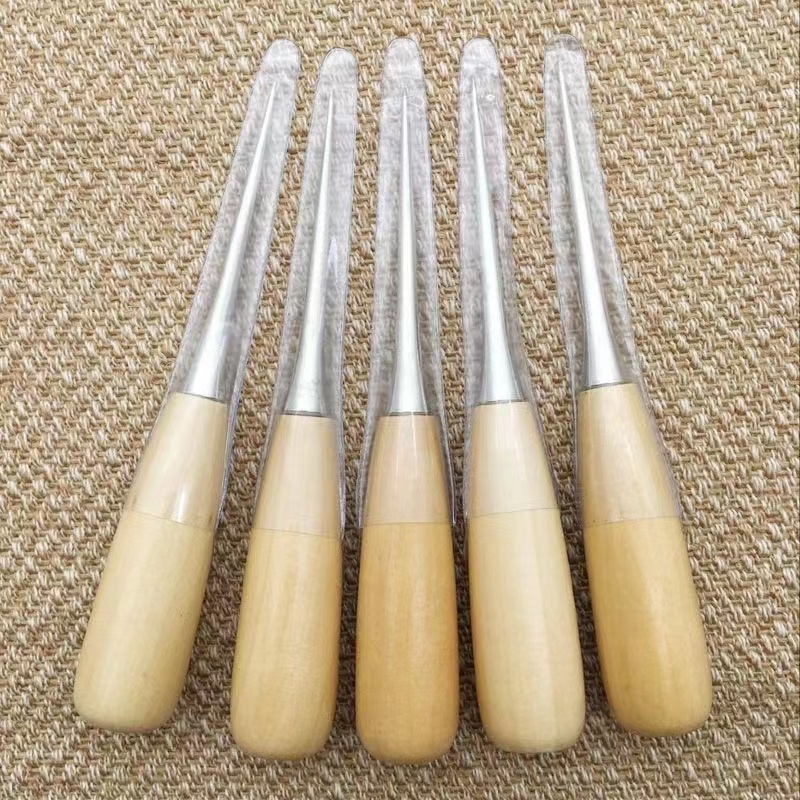 Awl Punching Solid Wood Awl Needle Sewing Shoe Repair - Temu