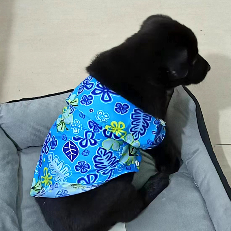 Dog Hawaiian Shirt Printed Shirt Cute Clothes Spring And Summer Pet ...