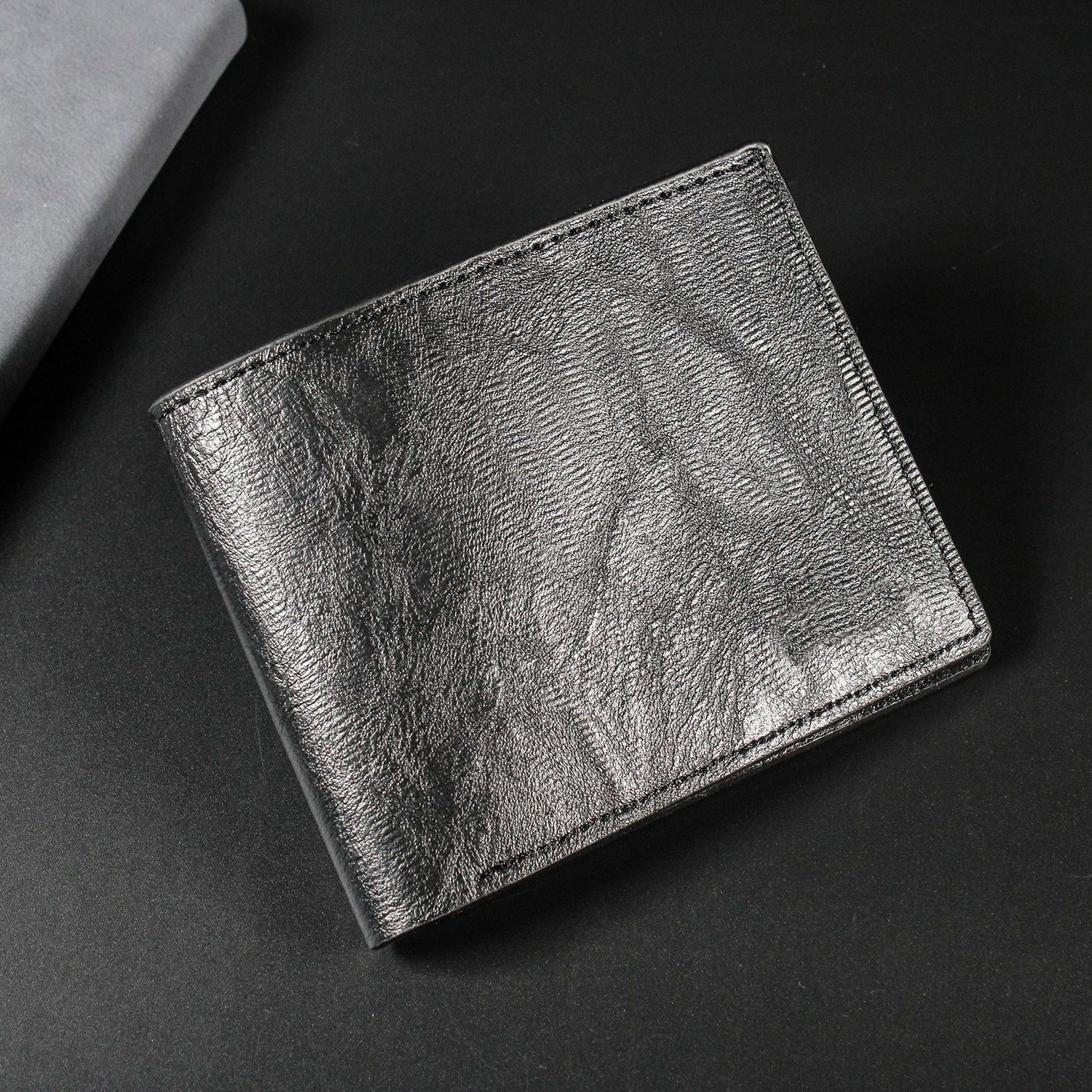 1pc mens wallet large capacity leather fashion youth wallet short mens ...