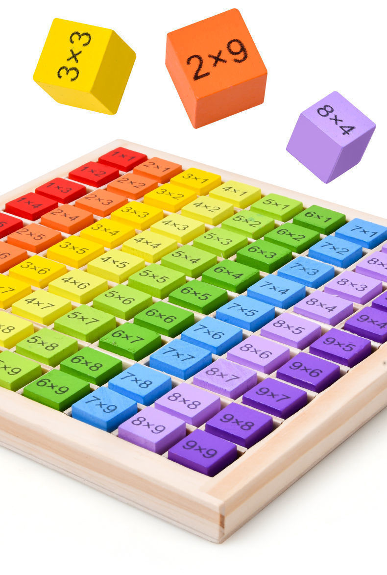 Wooden 99 Multiplication Table Board Kids Math Toys - Temu