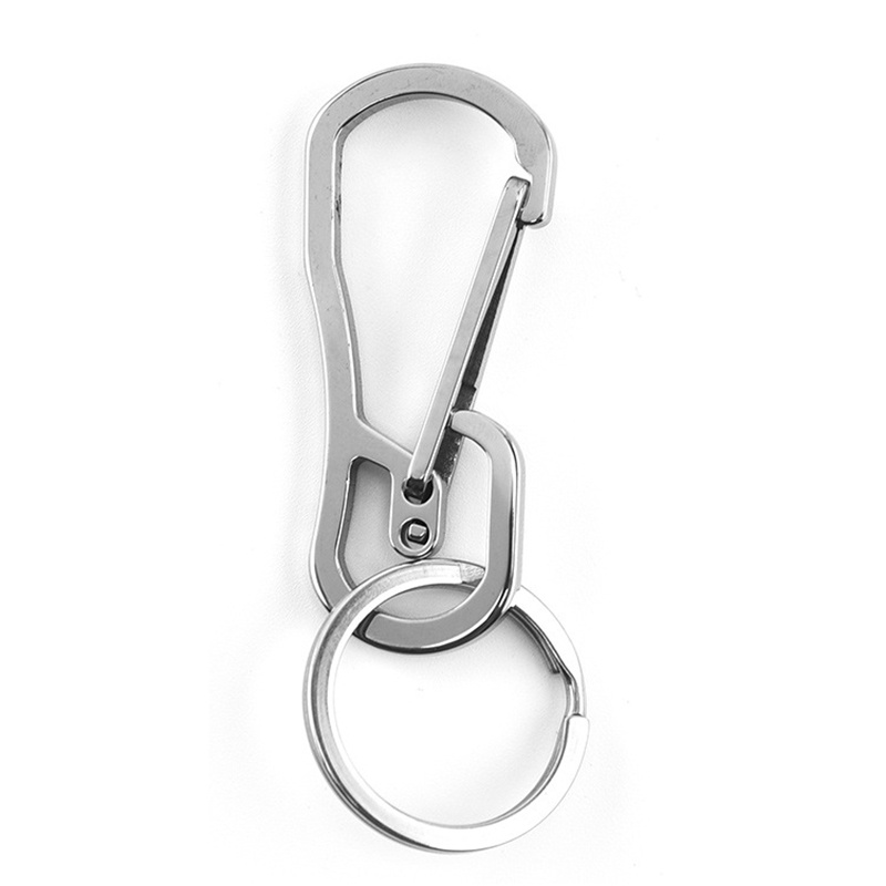 1pc Stainless Steel Creative Key Chain Pendant Overall Line - Temu ...