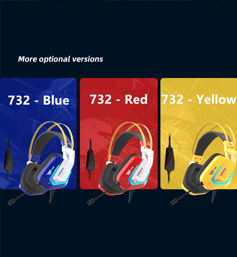 Mecha Gaming Headset: Usb Computer Headphones W/ 7.1 - Temu Australia