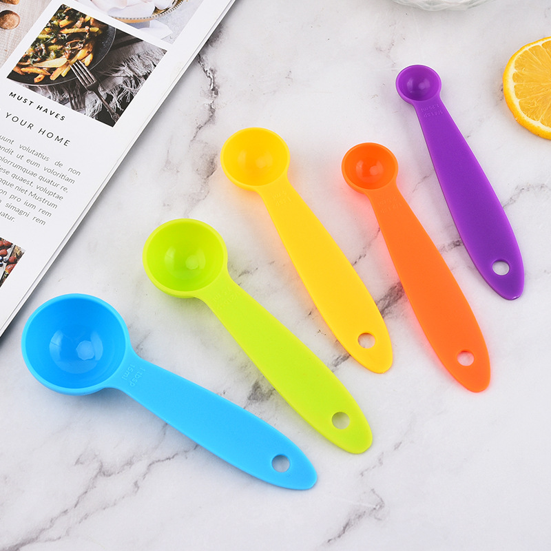 Measuring Spoons Set Nesting Measure Cups Handle Dry Liquid - Temu ...