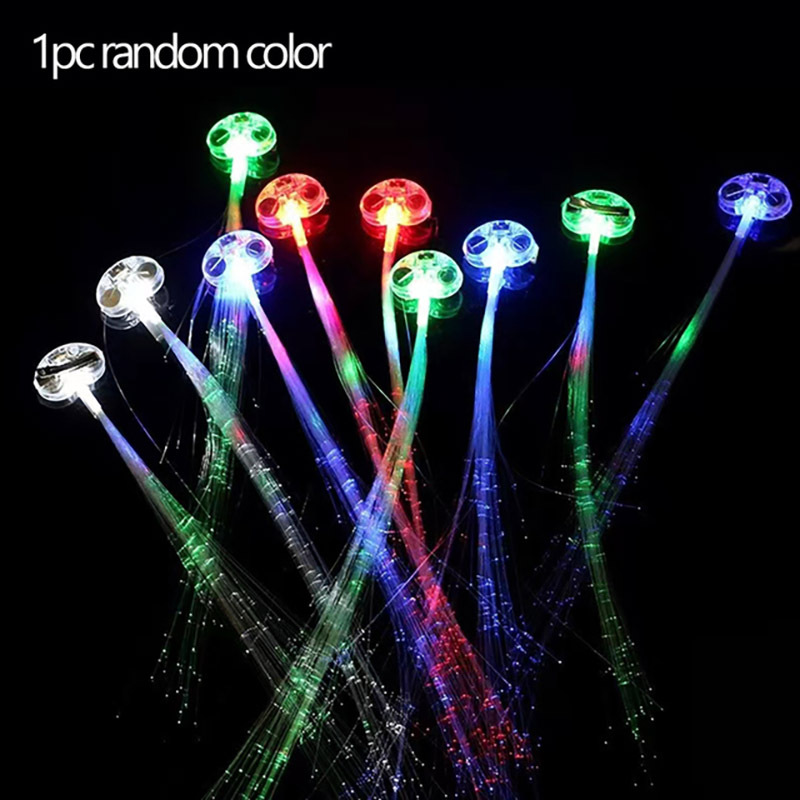 Led Light Up Fairy Hair Accessories Braid Extension Clips For Women ...