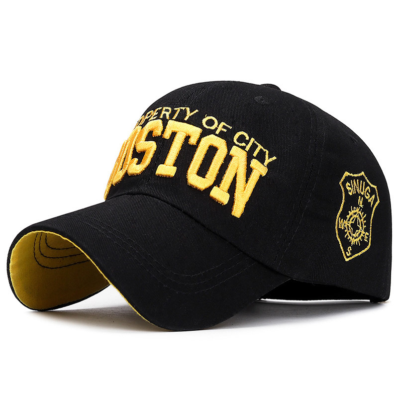 Mens And Womens Baseball Cap Sunshade Hat With Boston Embroidery For ...