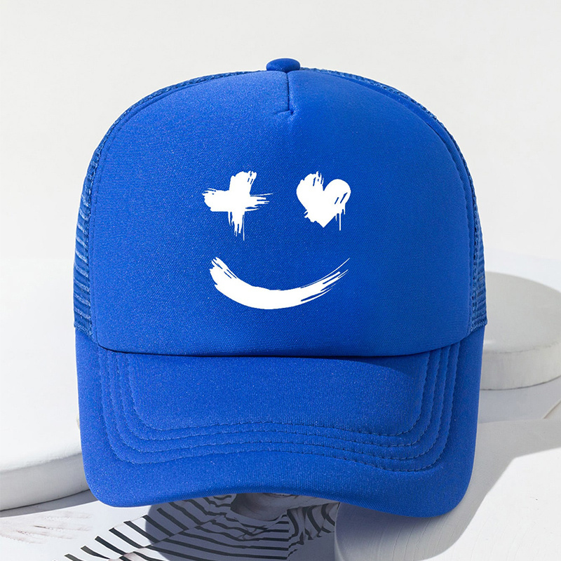 cartoon print baseball cap summer sunshade mesh peaked cap - jewelry ...