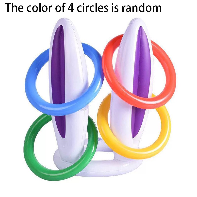 Set Easter Pvc Inflatable Rabbit Ears Hat Party Game Supplies Easter ...