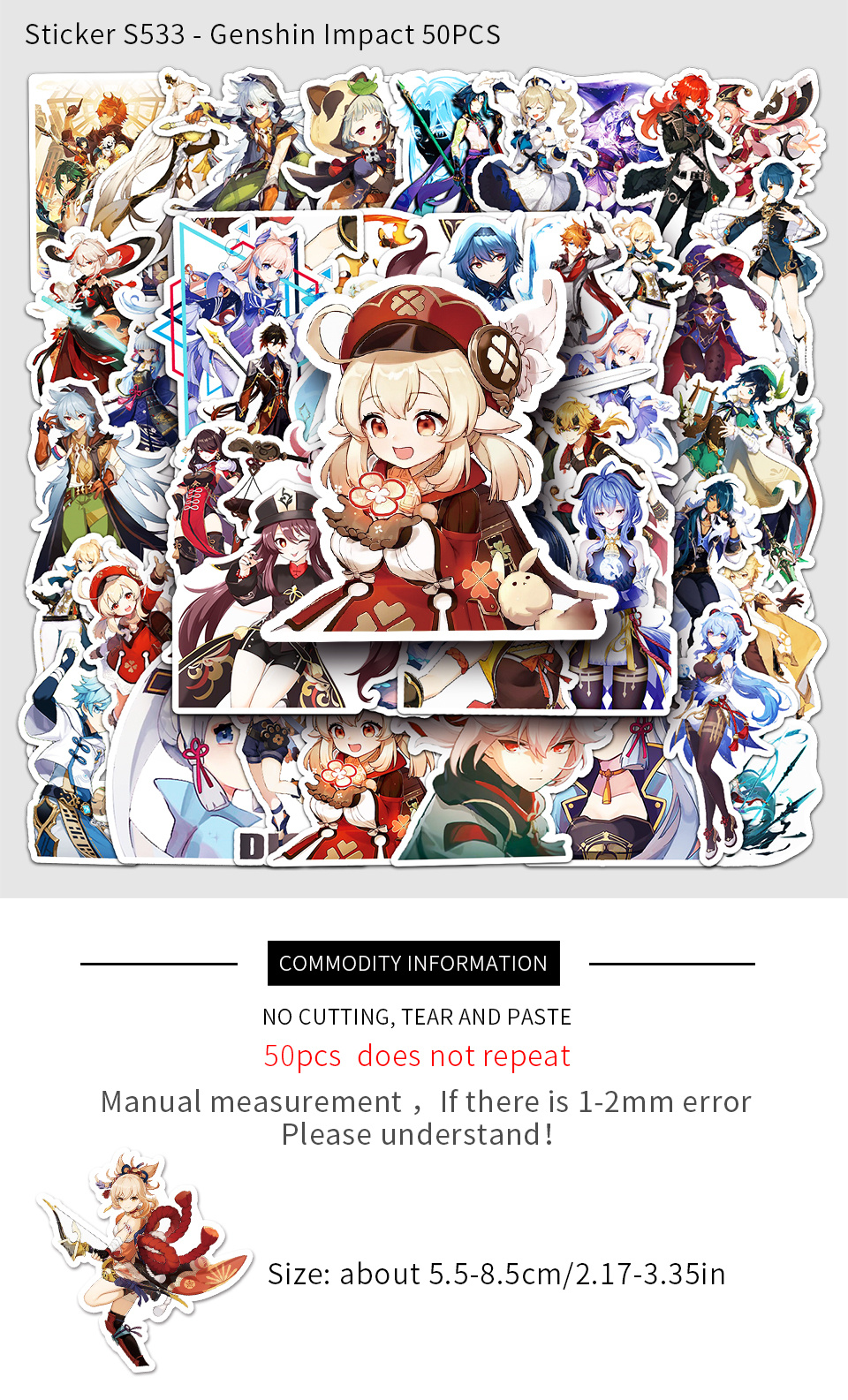 Cute Cartoon Winter Anime Stickers Waterproof Stickers - Temu