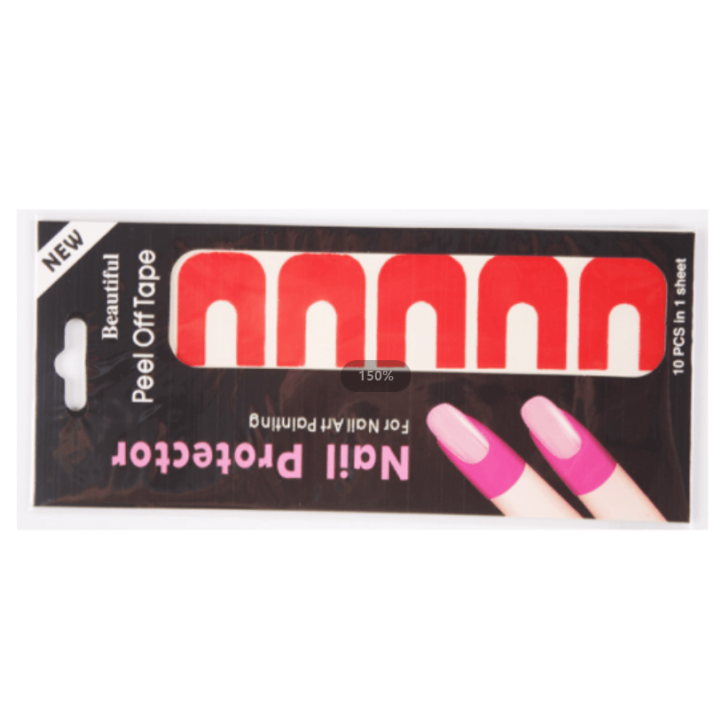 5 Pcs Nail Protector U Shape Nail Polish Protector For Fingers Peel Off ...