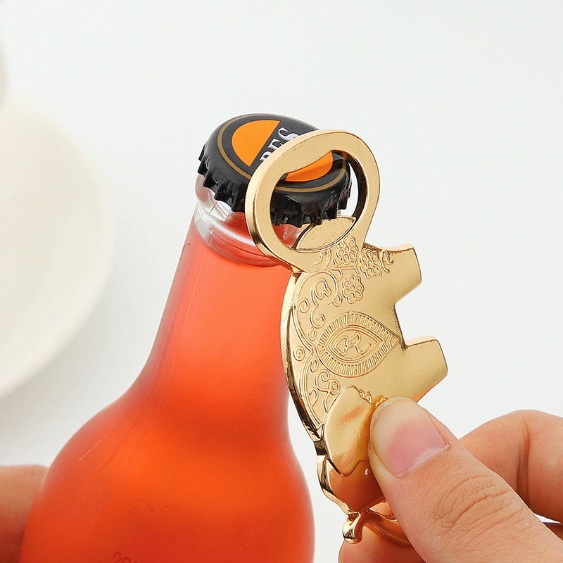 1pc 新デザイン象の形のビール栓抜きツール の記念品 カラー合金栓抜きパーティーギフト Temu Japan