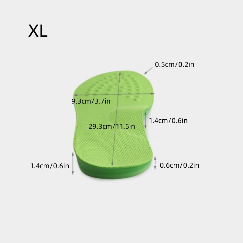 1pair Of Arch Support Insoles Bow Legs Correcting Insoles Orthotic ...