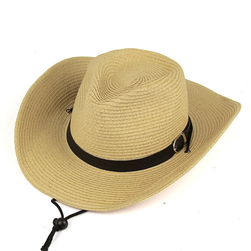 mens sun visor straw hat summer hat sunscreen cover face cool hat beach ...
