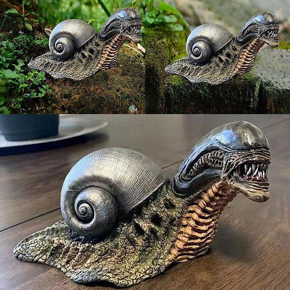 Alien Snail Statue Model Art Snail Statue Variant Figure - Temu