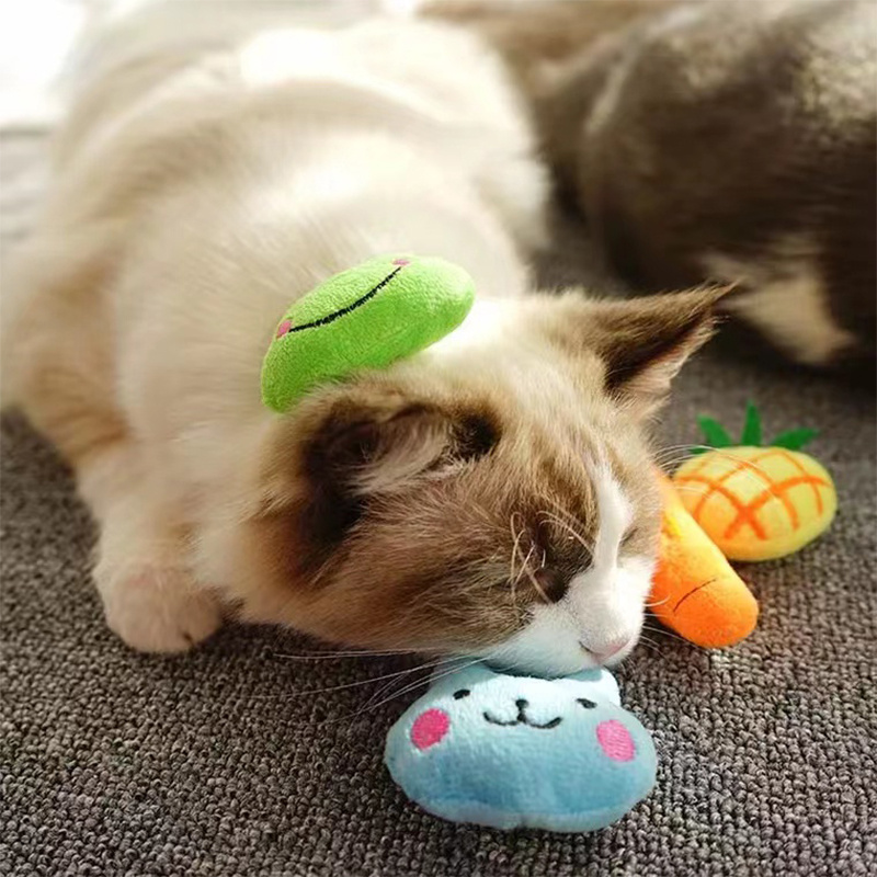 Interactive Cat Plush Toys Simulated Rabbit Carrot - Temu United Kingdom