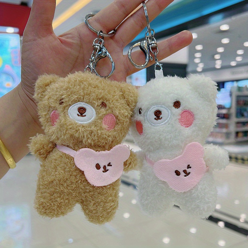 Plush Doll Keychain Cute Cartoon Animal Toy Car - Temu Australia