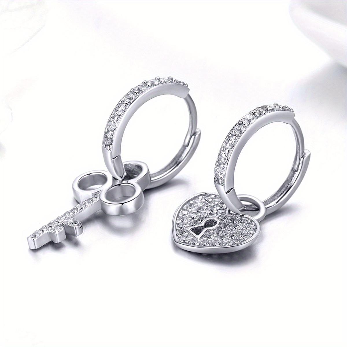 S925 Sterling Silver Jewelry Platinum Plated - Temu New Zealand