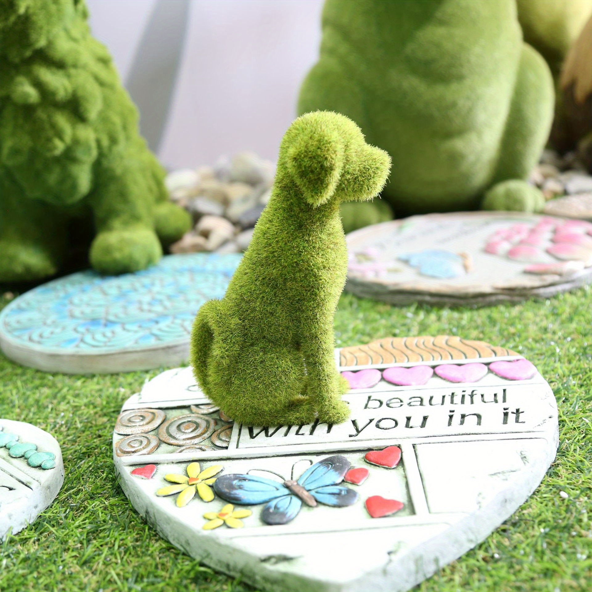 European Simulation Flocking Dog Statue Outdoor Courtyard - Temu