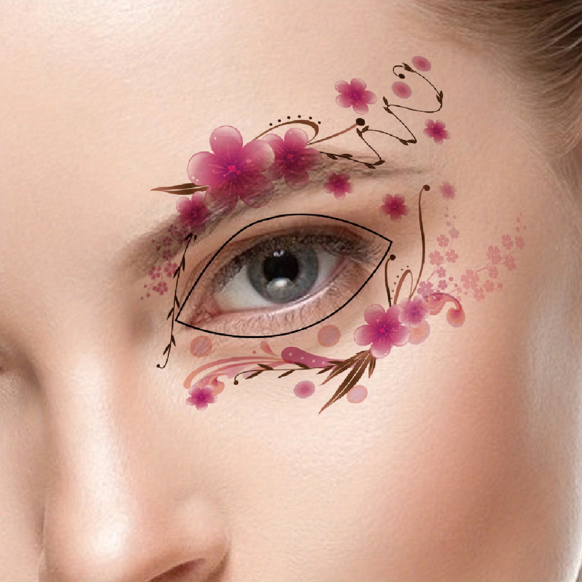 eye outer sticker waterproof eyeshadow tattoo - Temu New Zealand