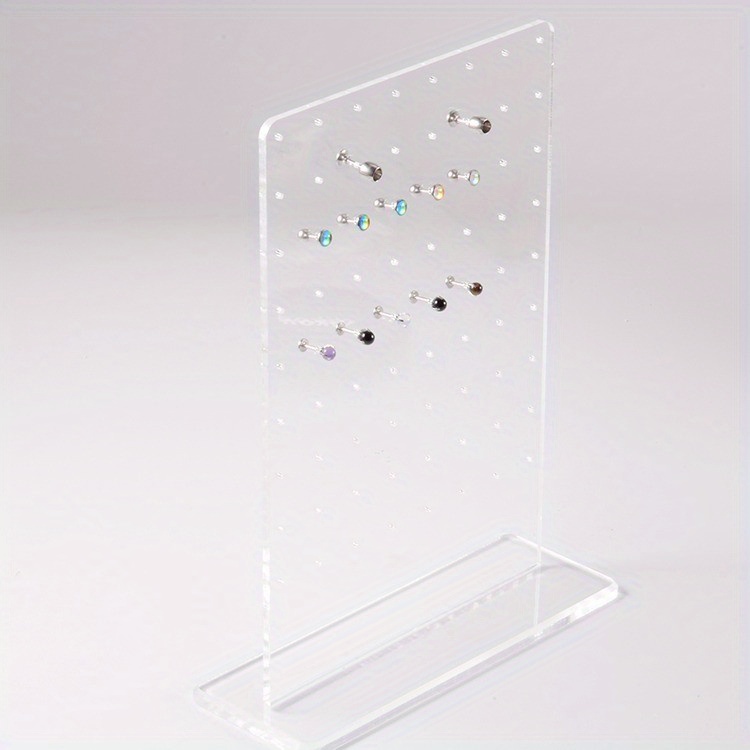 Transparent Acrylic Jewelry Display Board Ear Stud Lip Stud - Temu ...