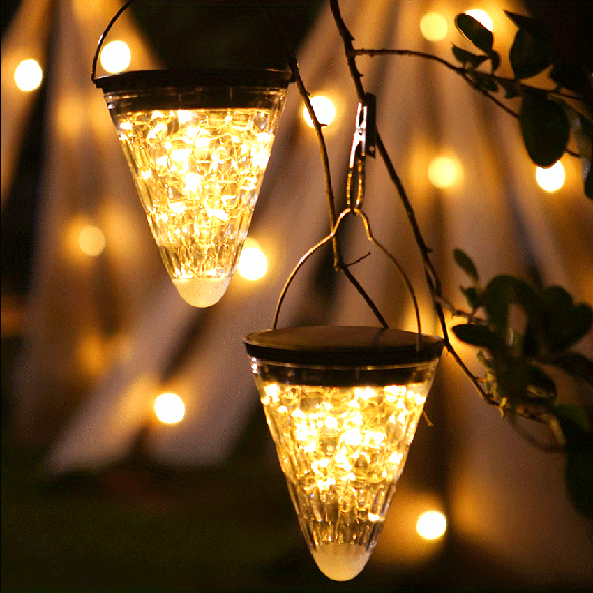 Solar Cone Light Camping Hanging Lights Plus Size Copper - Temu Australia