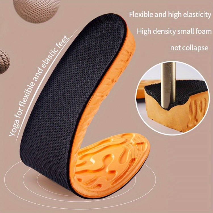 invisible height increase insoles orange eva memory foam - {region_name}