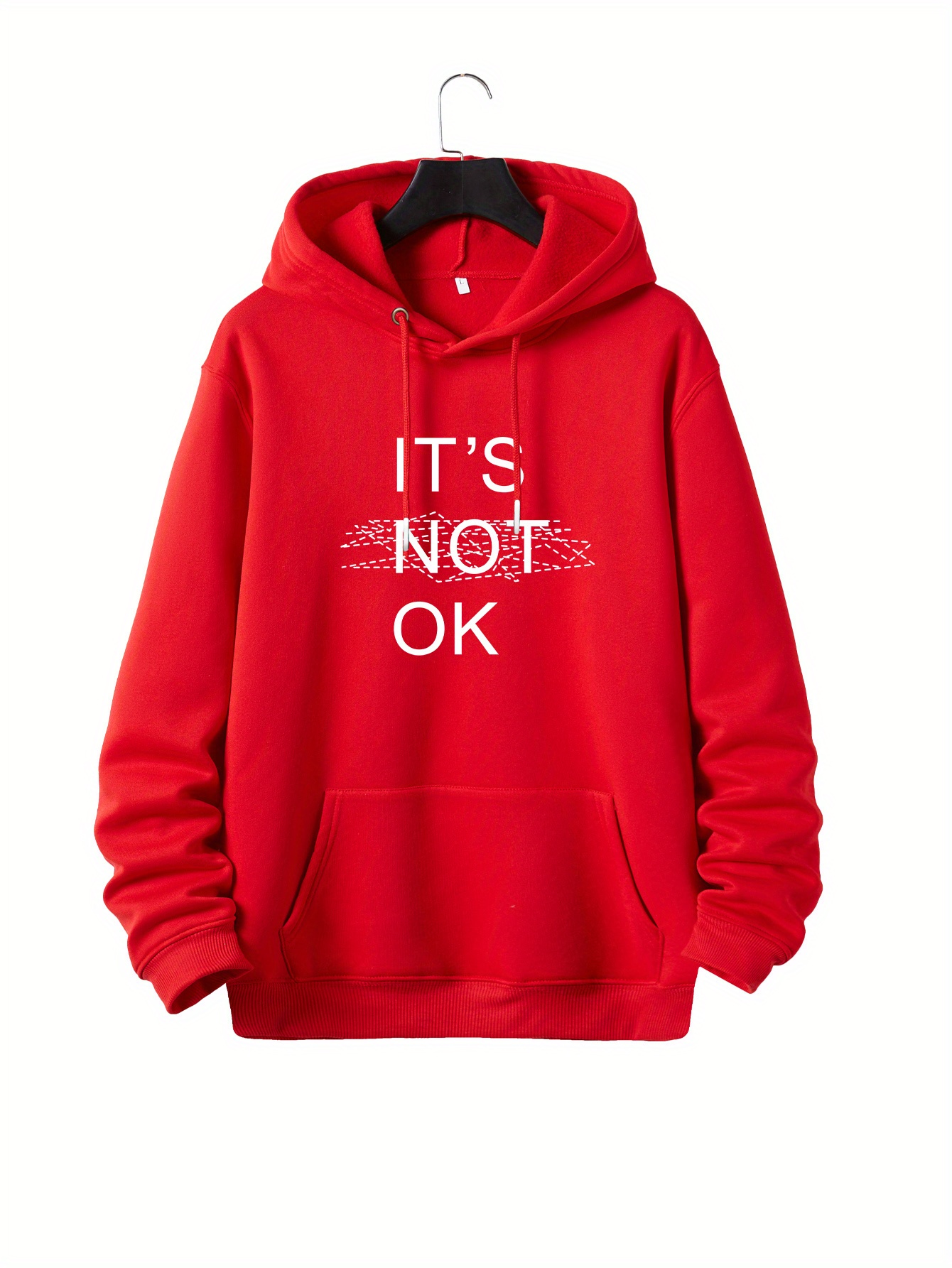 Plus Size "'s Not Ok" Drawstring - Temu New Zealand