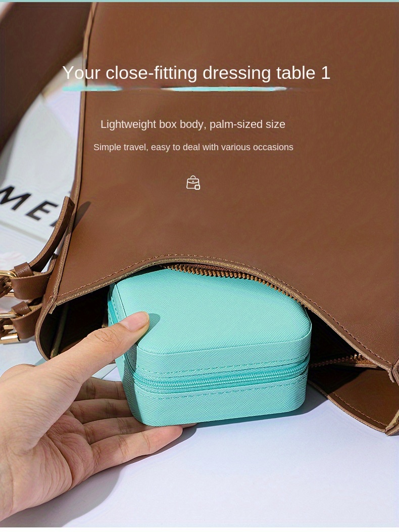 Simple Portable Jewelry Storage Box Lightweight Organizer - Temu Canada
