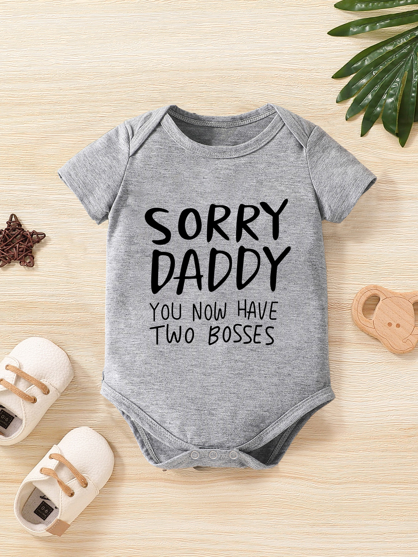 Baby Infant Boys " Two Bosses" Short Sleeve - Temu Ireland