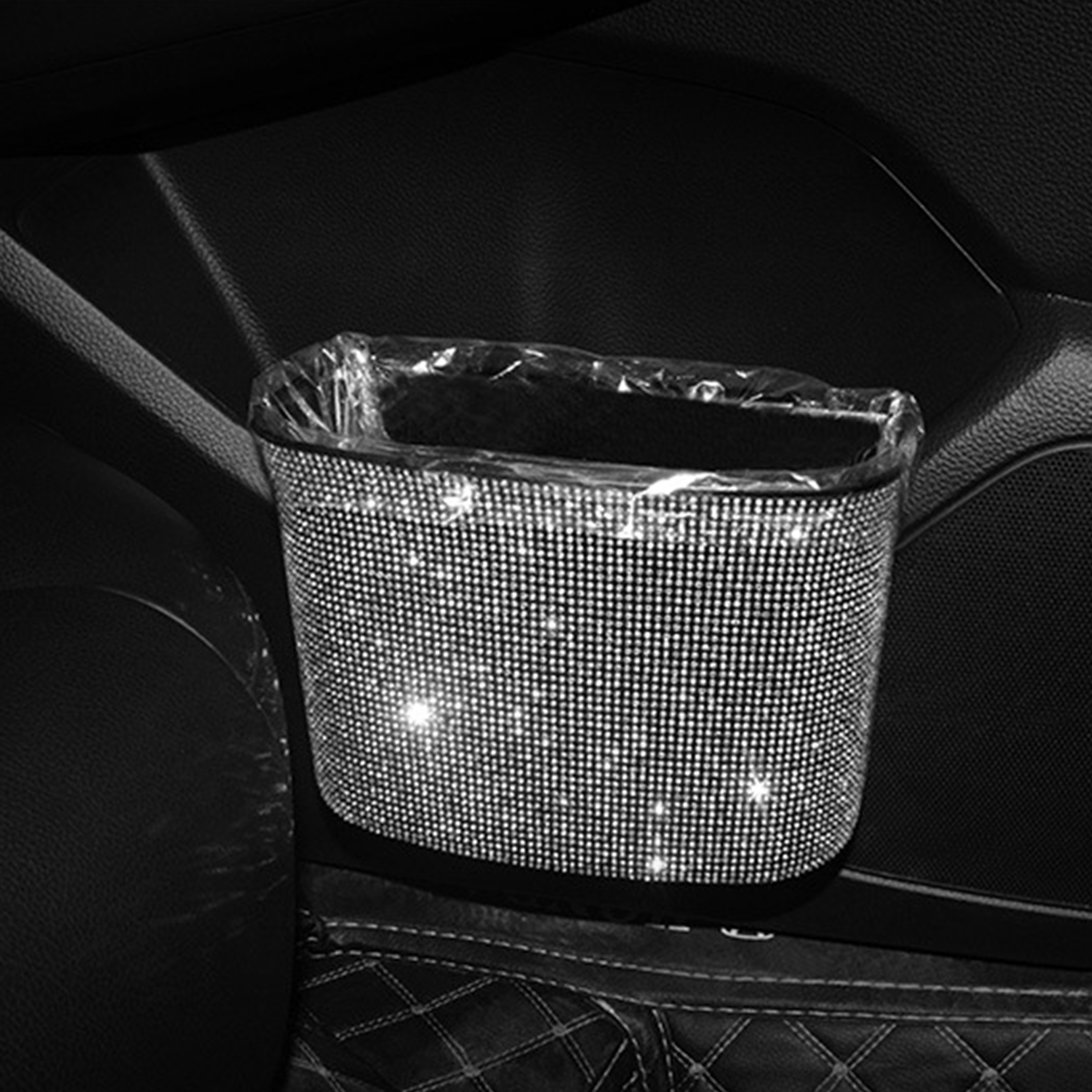 sparkle : creative diamond car hanging storage box - Temu Ireland