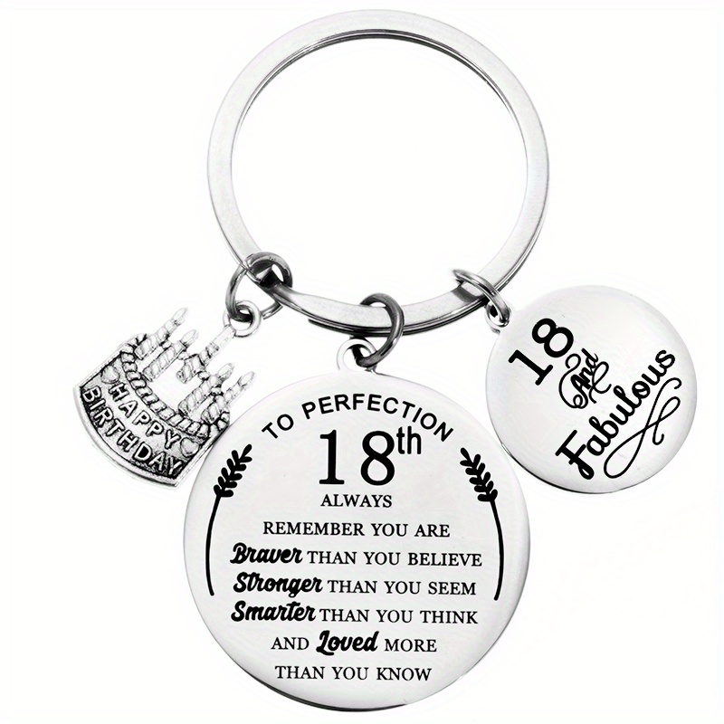 Steel 18th Keychain - Temu