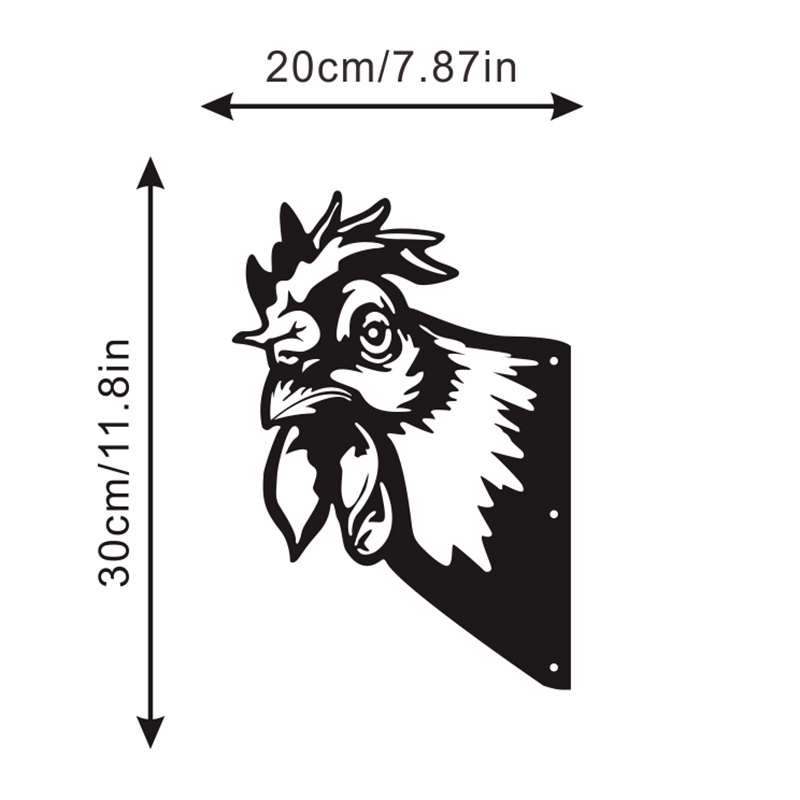 farm retro chicken metal art crafts decoration - Temu Australia