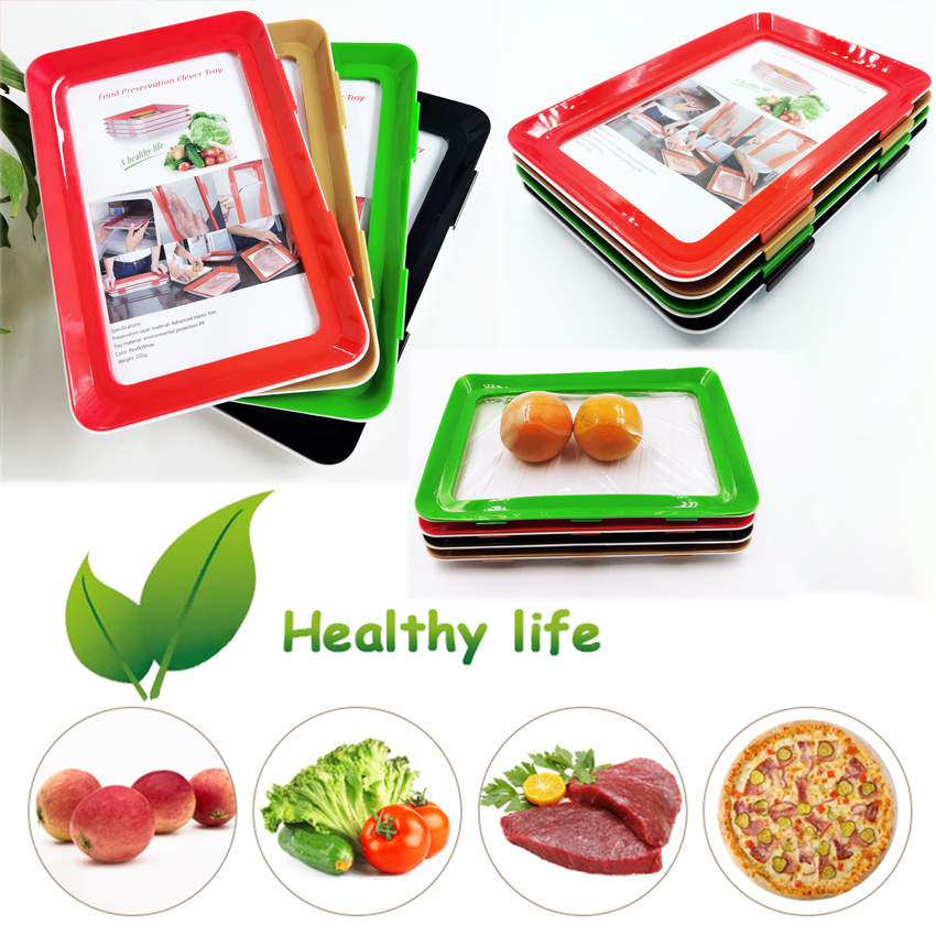 1pc Reusable Stackable Food Preservation Tray With Sealing - Temu ...