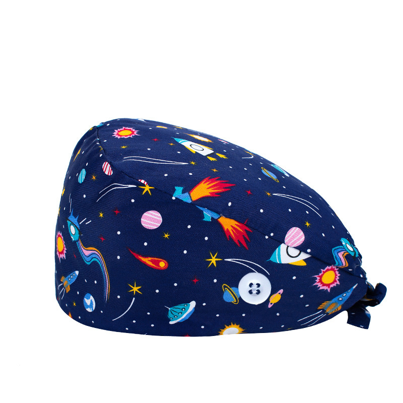 Cartoon Animal Print Work Cap Scrub Cap Adjustable Cute - Temu Netherlands