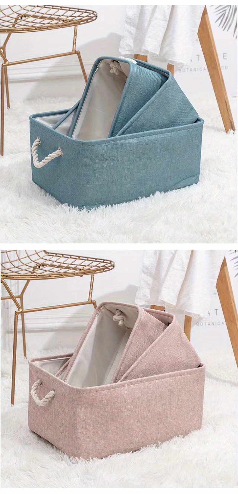 Household Dirty Laundry Basket Storage Box Clothes Storage - Temu