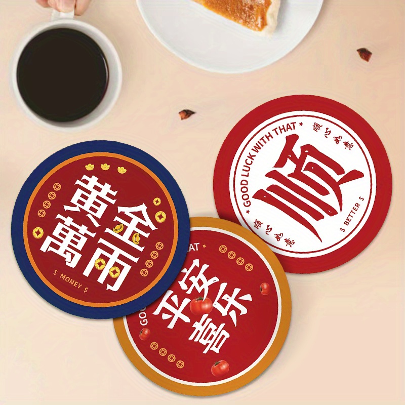 chinese style pattern coaster hot pads high temperature - Temu