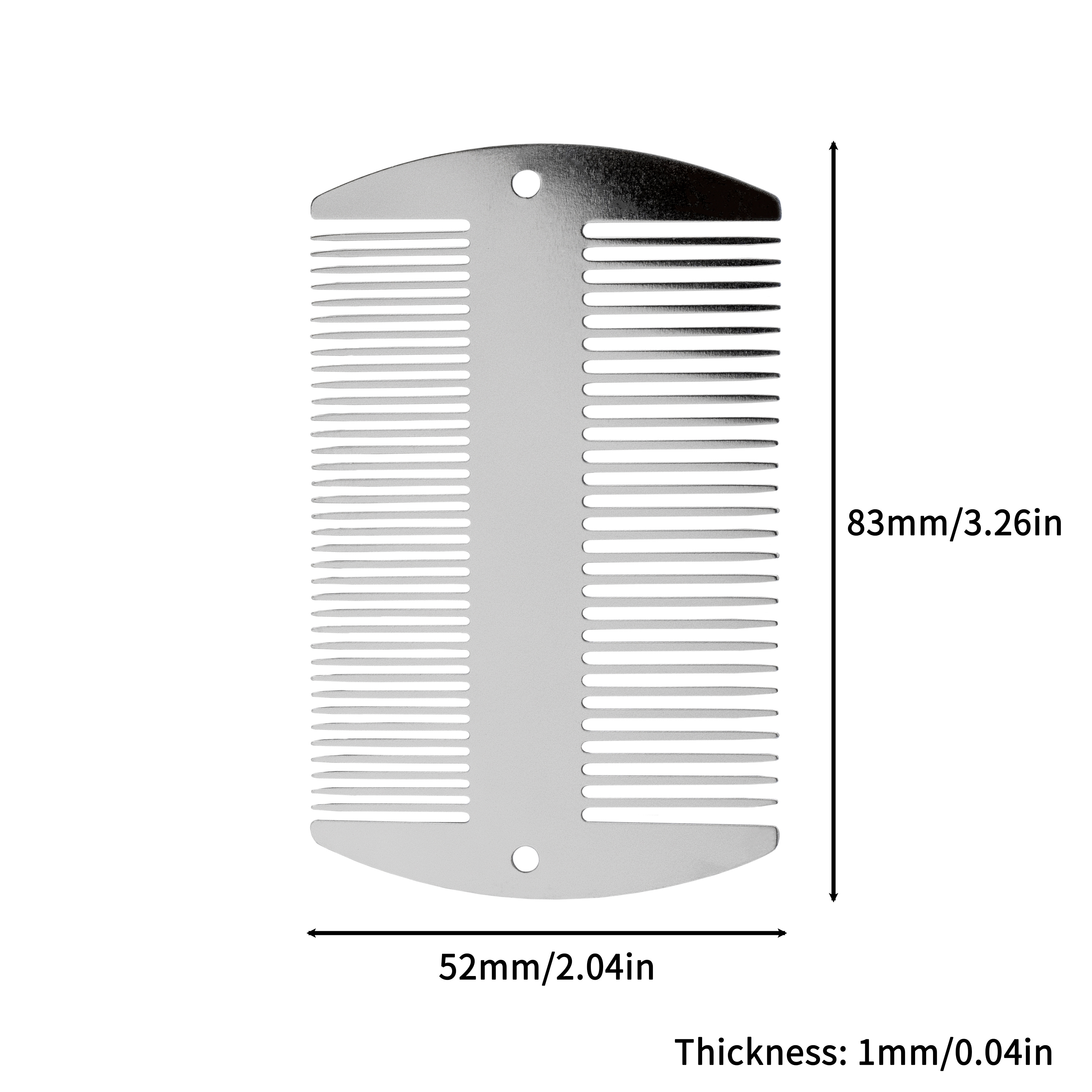 Anti static Stainless Steel Edc Comb Wallet Men - Temu