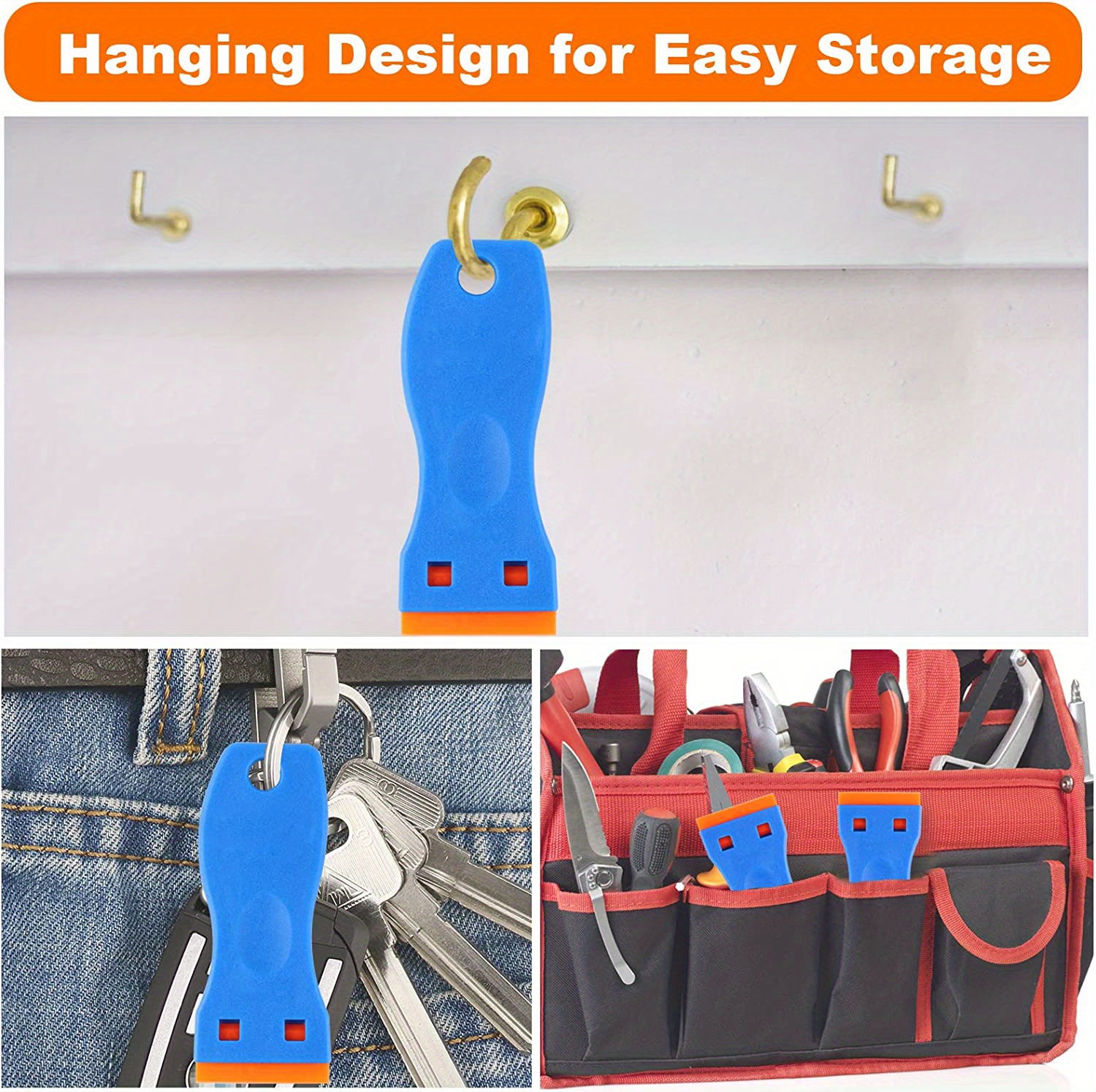 Plastic Razor Blade Scraper Scraper Tool 20 Plastic Blades - Temu