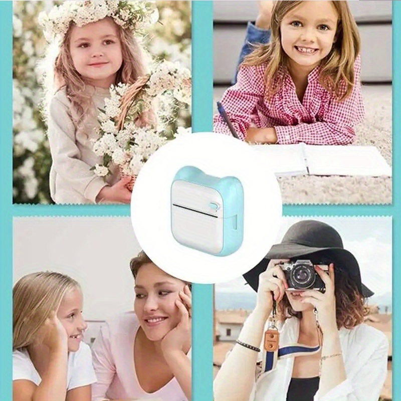 Portable Mini Pocket Printer: Wireless Bt Connection Inkless - Temu ...