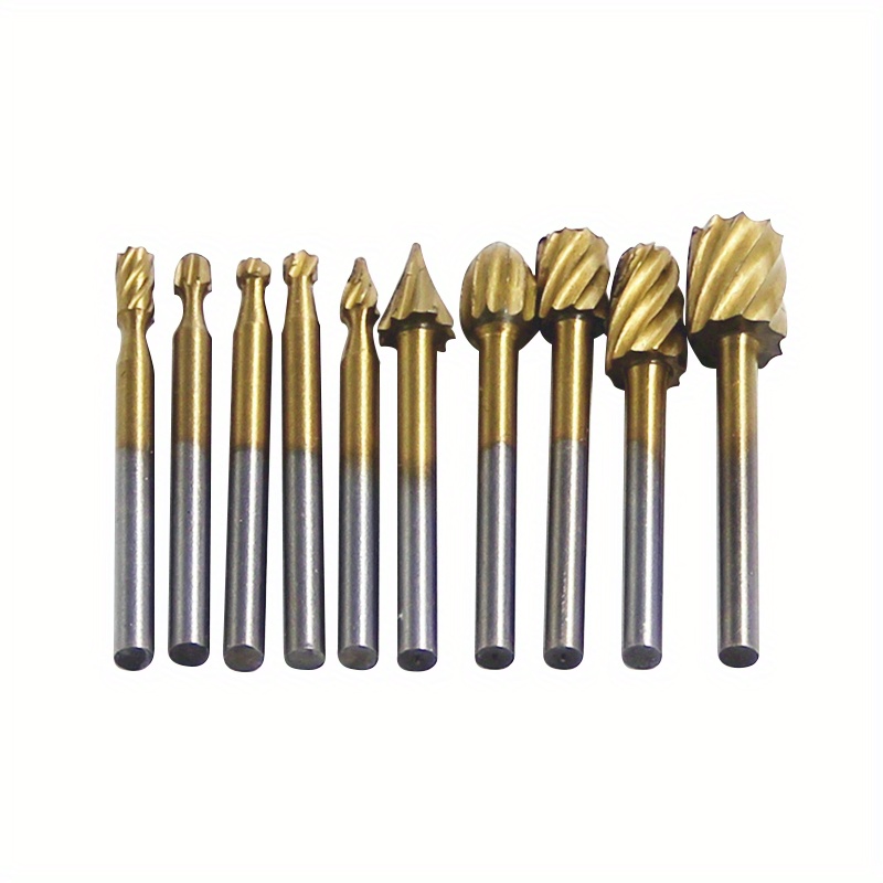 High Speed Wood Working Drill Bits Rotary Files Mini Round - Temu