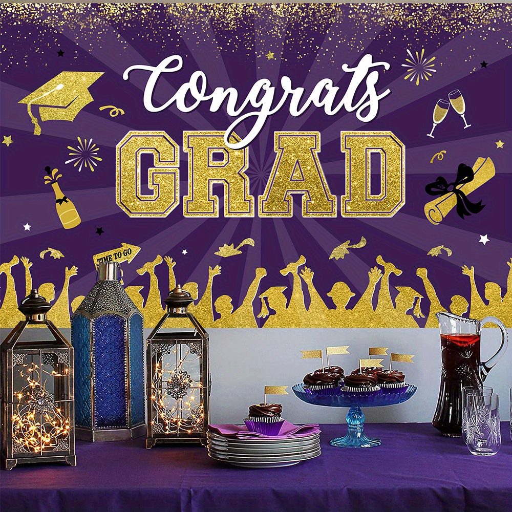 2023 Graduation Ceremony Background Tapestry Congrats Grad - Temu Australia