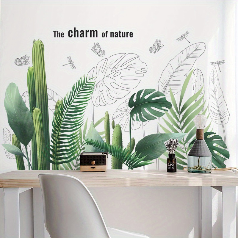plant wall potted plant wall stickers diy - Temu Ireland