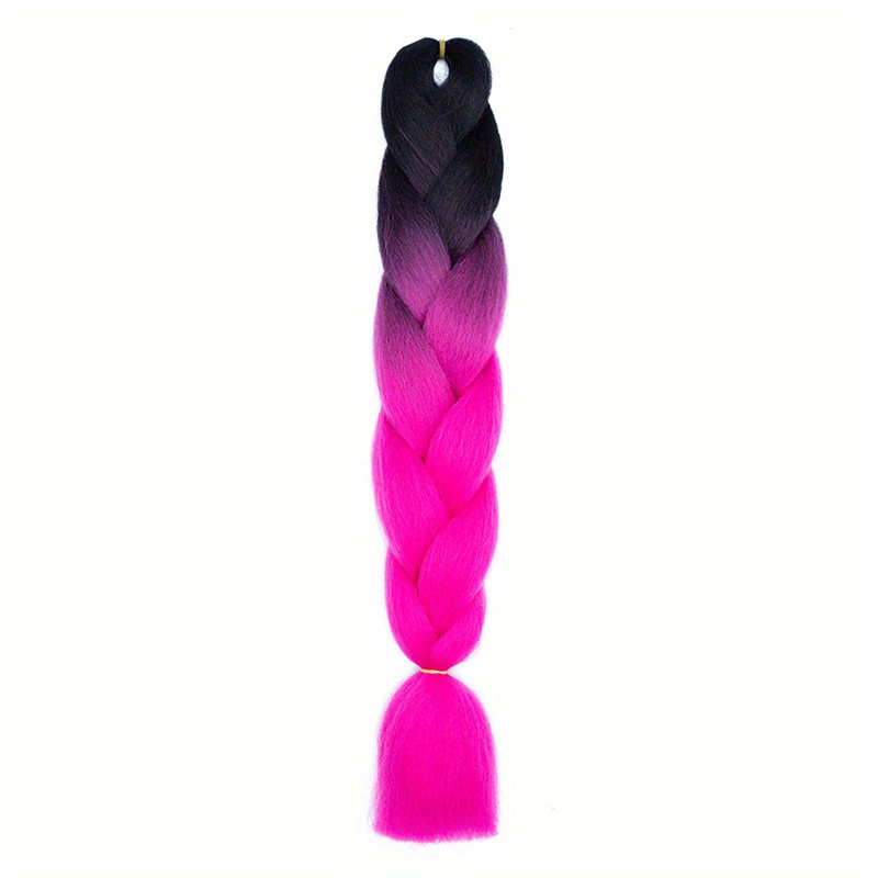 Jumbo Braiding Hair Extensions Women Long Synthetic Fiber - Temu Canada