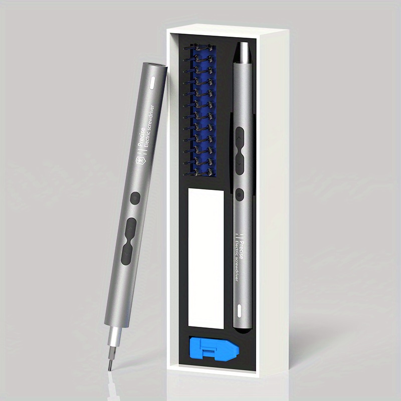 28pcs in Mini Straight Pole Electric Screwdriver Combination - Temu New ...